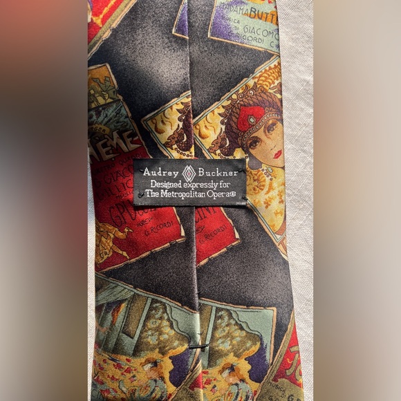 Accessories | Mens Necktie Puccini Opera Posters Ny Metropolitan Opera ...